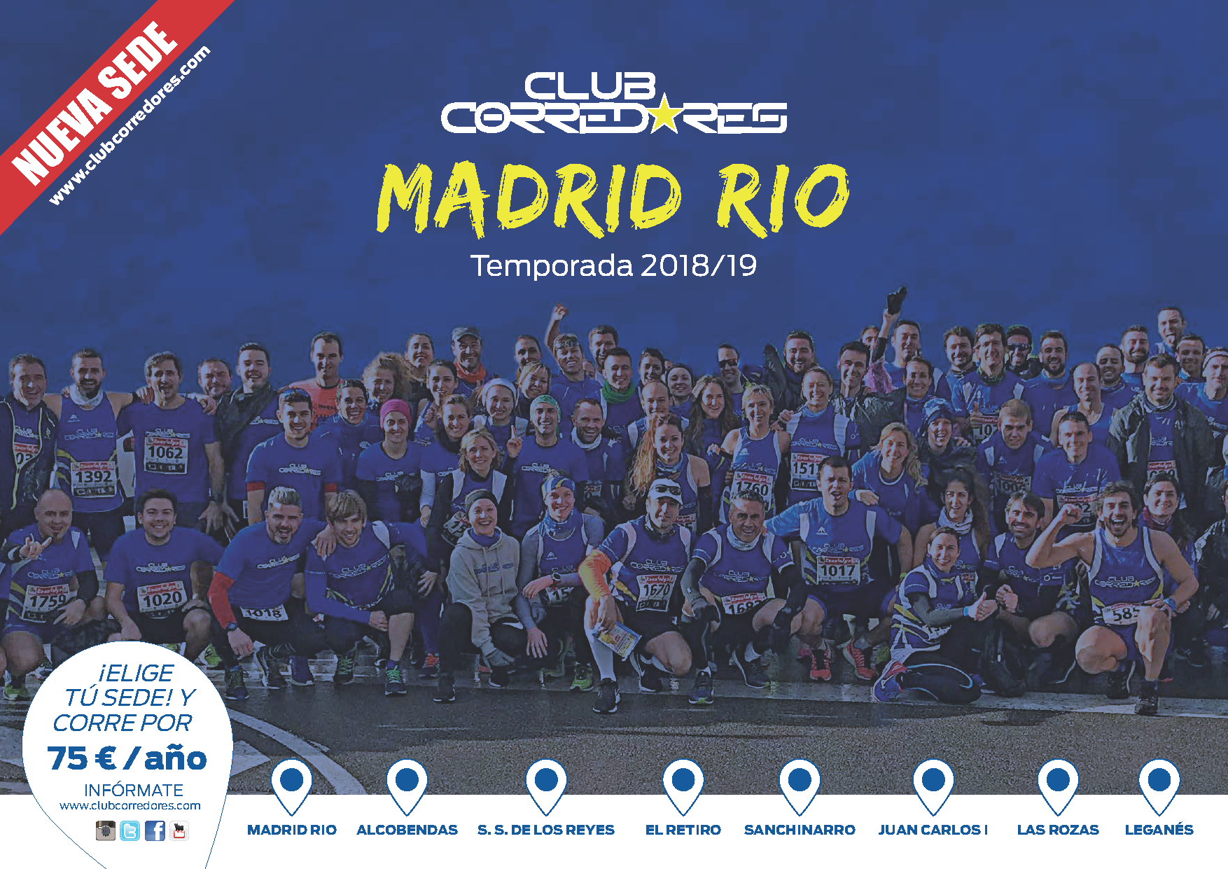Sede Madrid Río - Ven a correr con Club Corredores